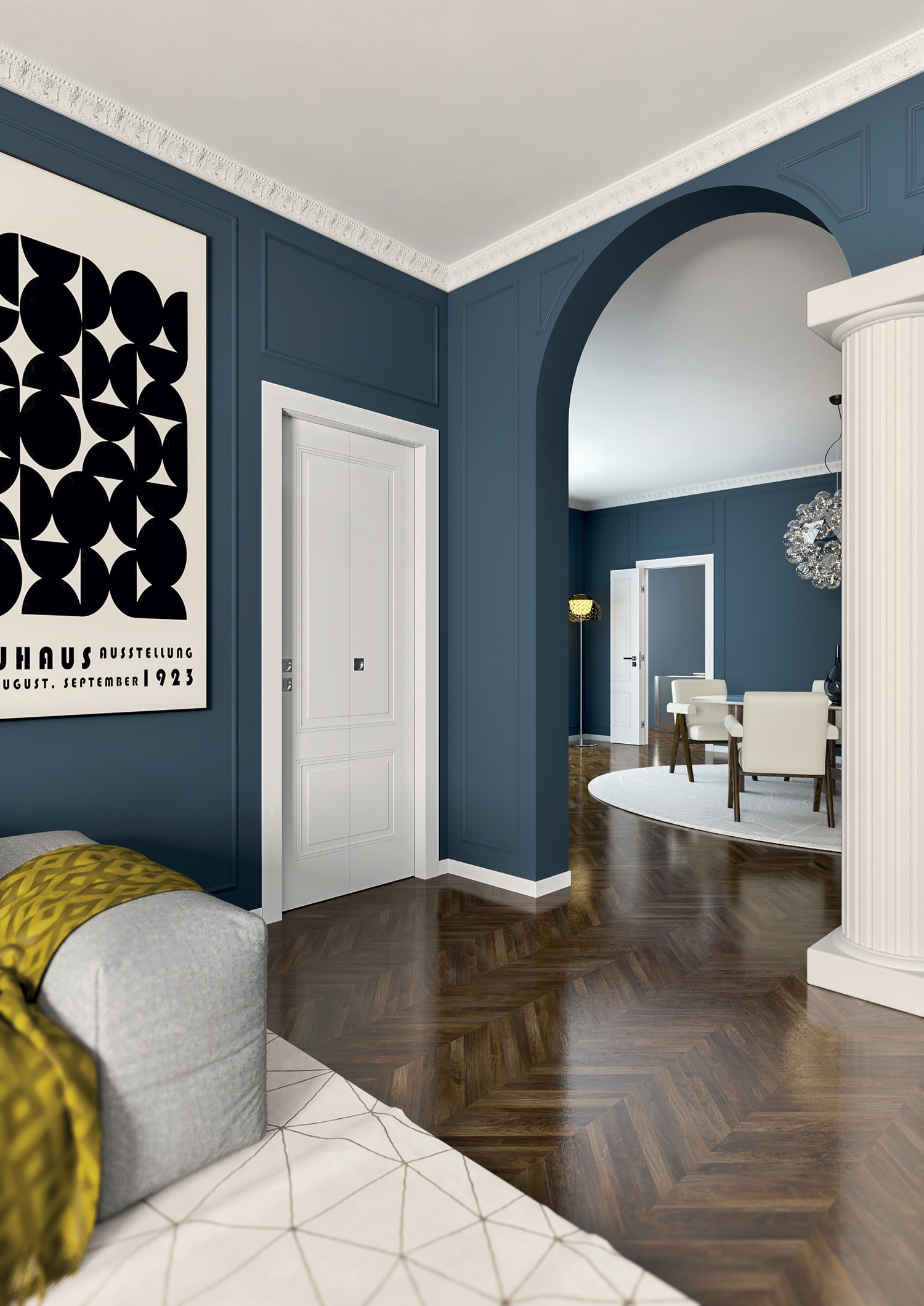 The Dorica door series combines classicism and lightness - Domus