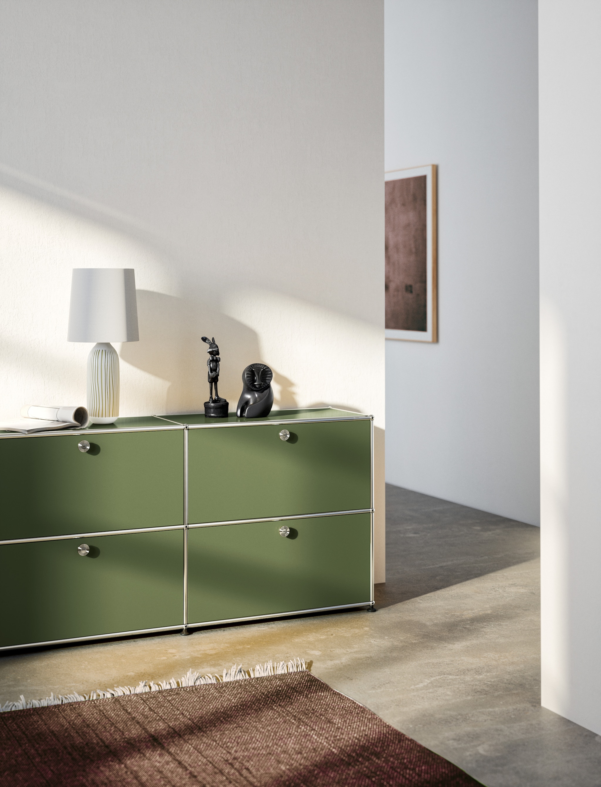 USM Haller tinged with olive green - Domus