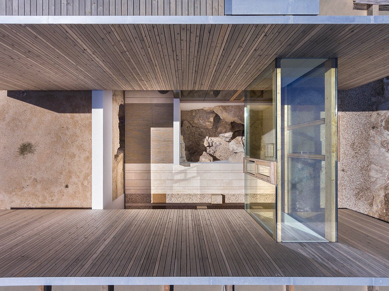 Marià Castelló Martínez has completed a house within the sculpted rock ...