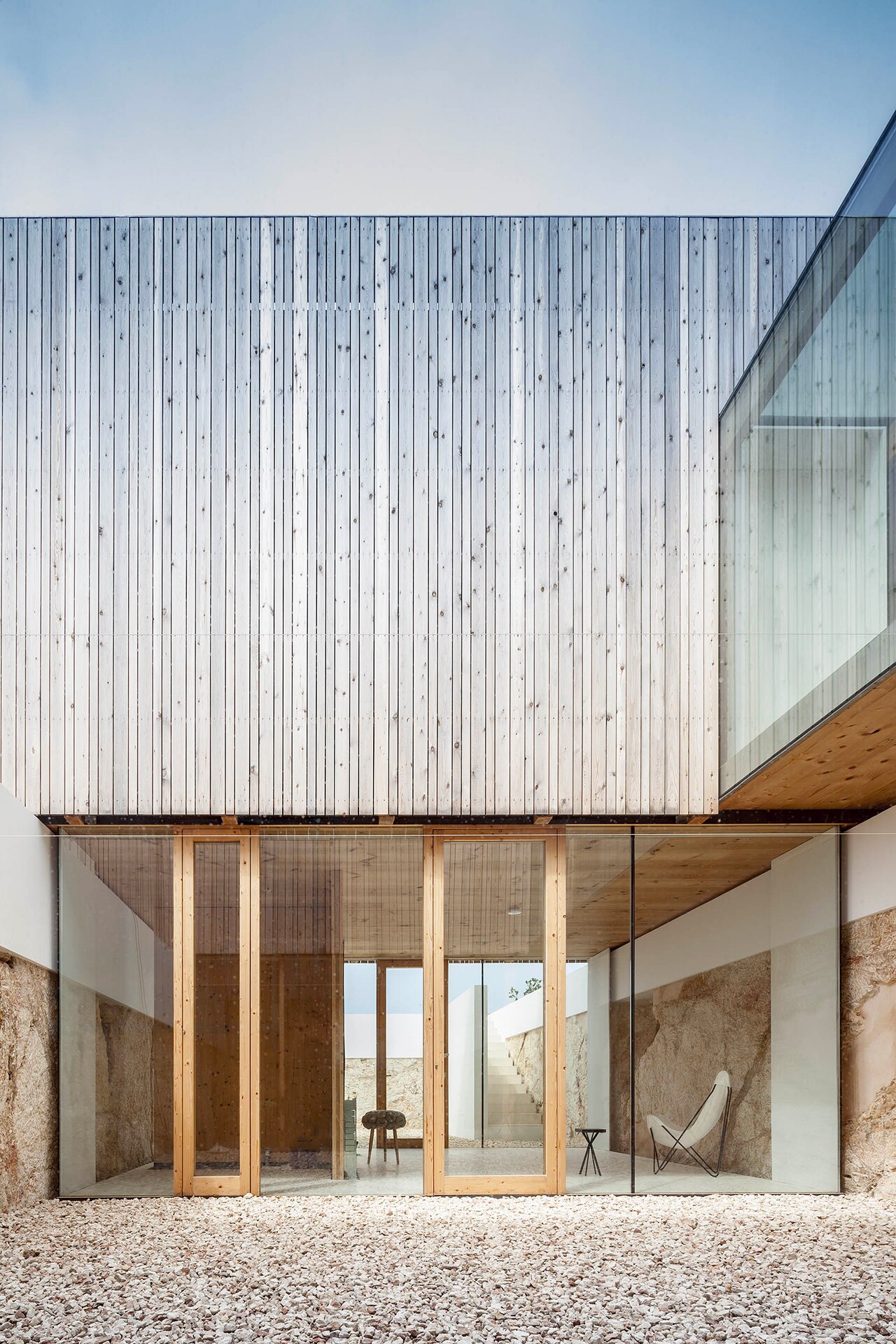 Marià Castelló Martínez has completed a house within the sculpted rock ...