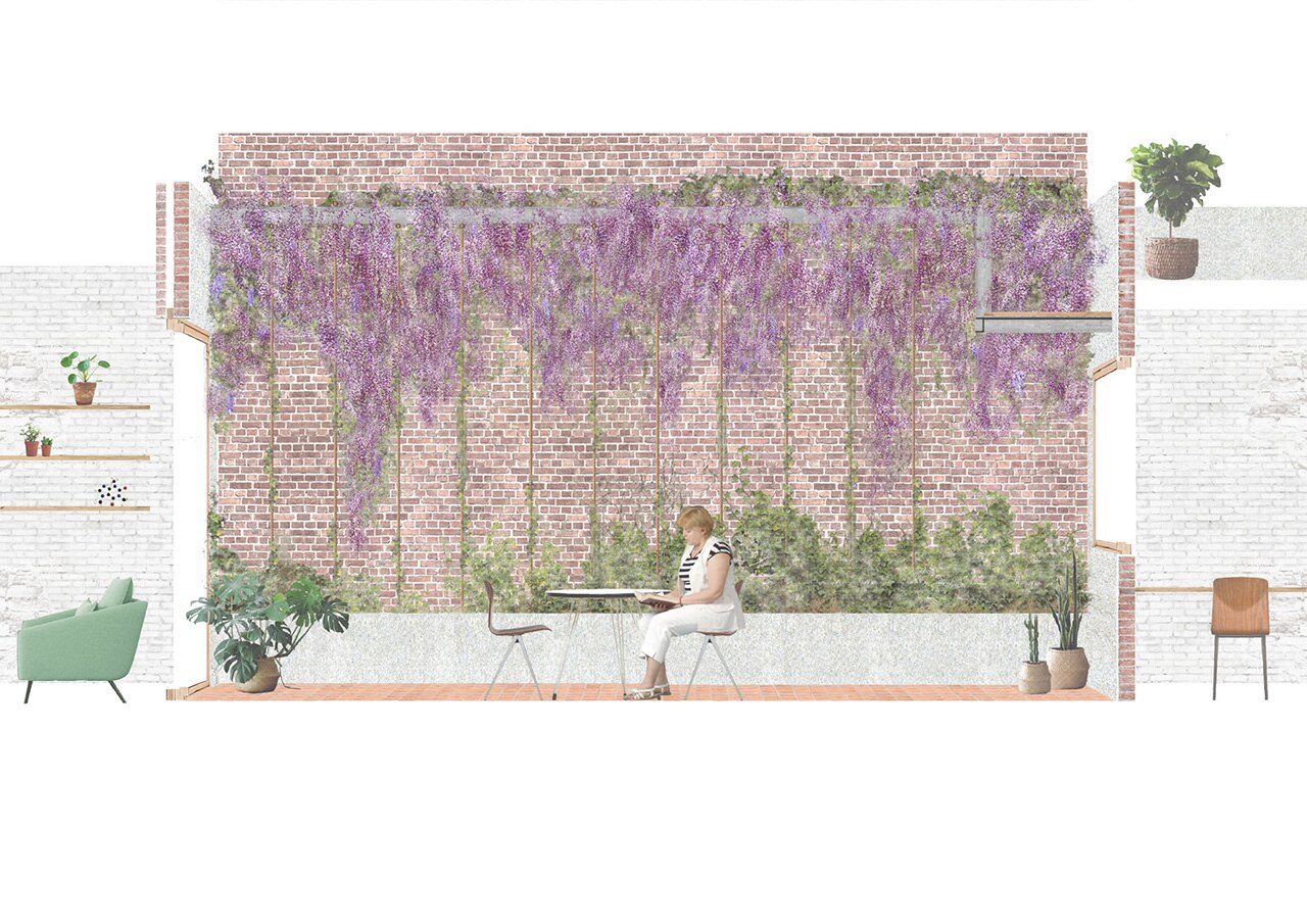 Barcelona. Carles Enrich designs a gallery-house with a patio