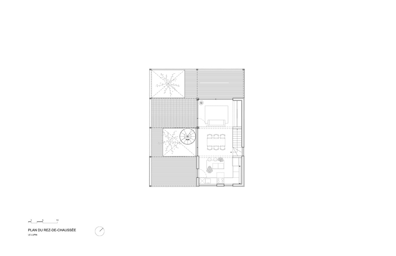 Québec. Atelier Pierre Thibault builds an abstract house in the landscape