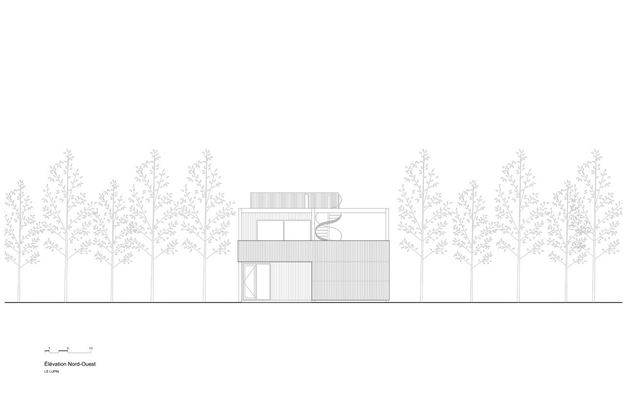 Québec. Atelier Pierre Thibault builds an abstract house in the landscape