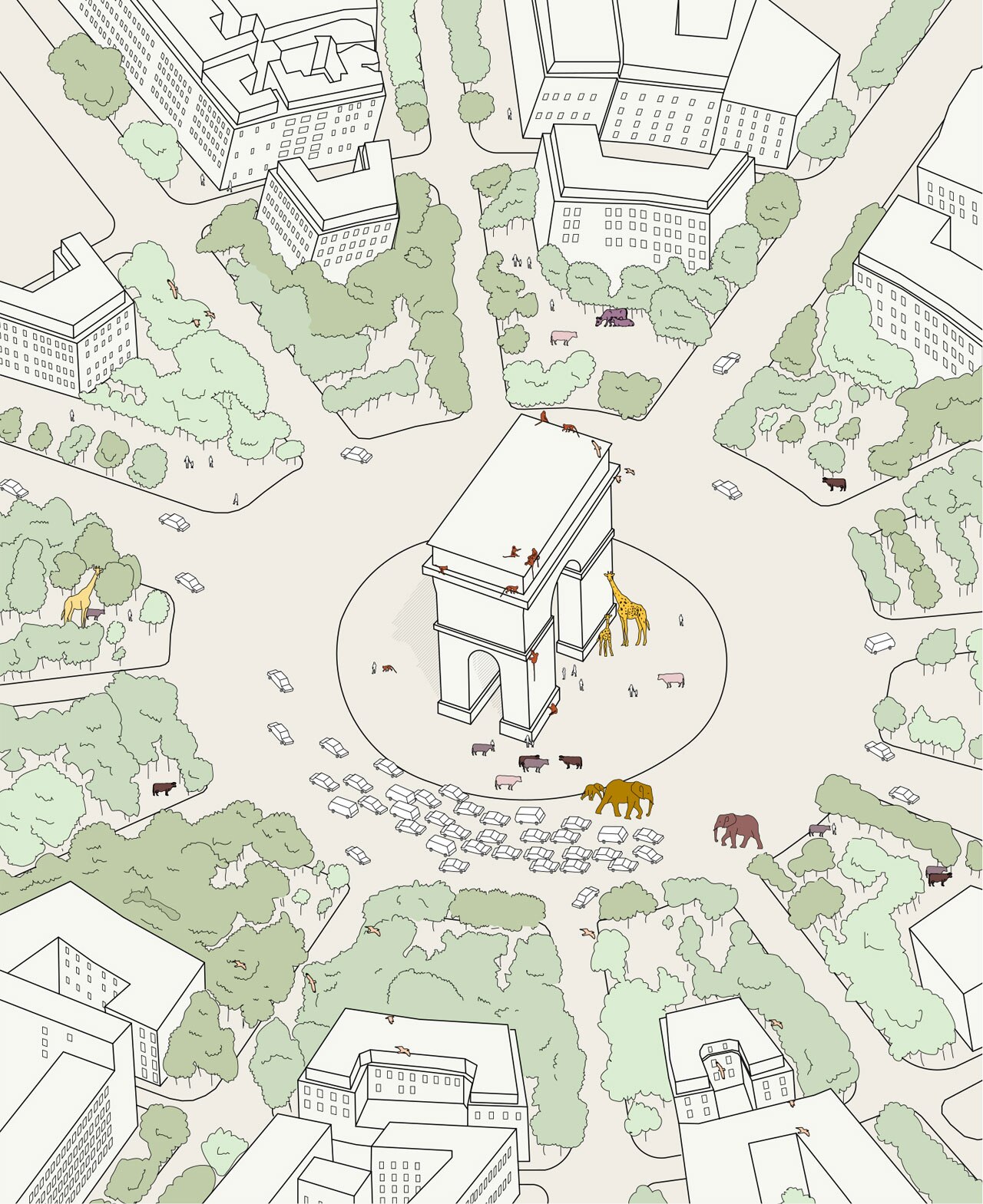 Andrea Branzi: bringing animals at the centre of the urban project - Domus