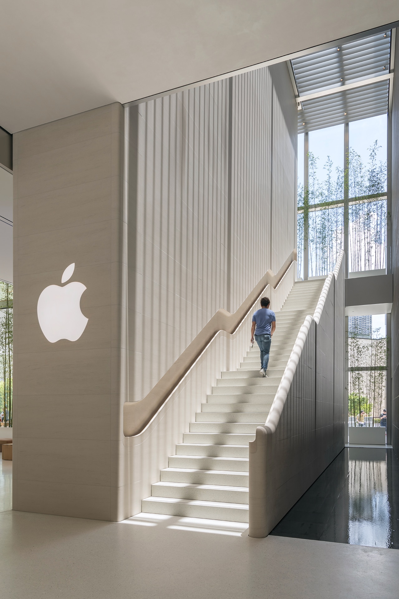 Macao. Foster + Partners designs the new Apple store, an oasis of ...