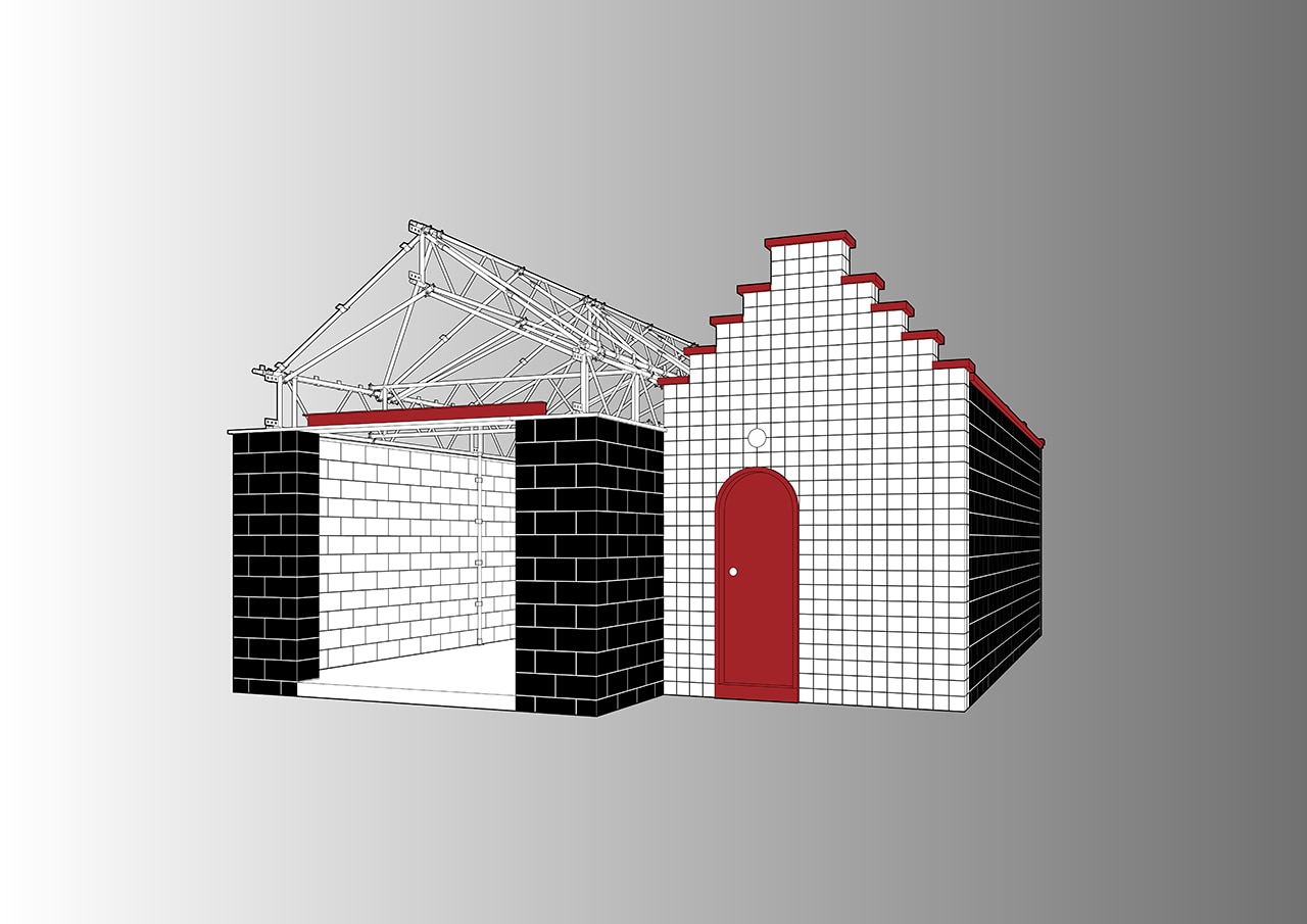 Lomax Studio, an ironic design by Critical Architecture Network in London