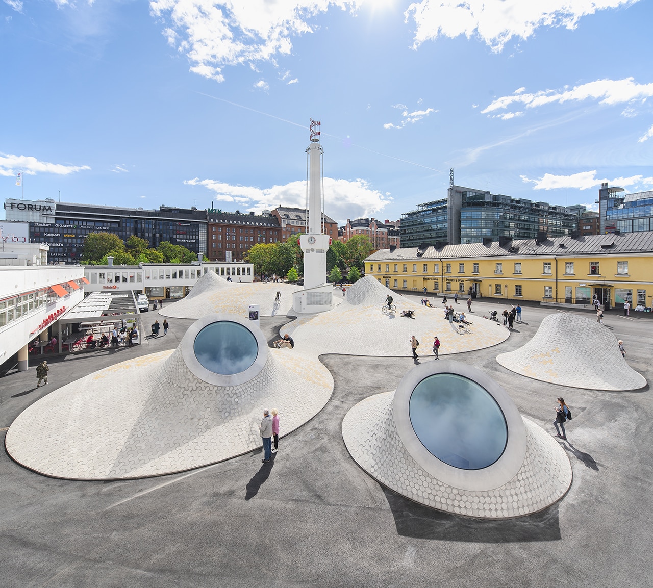 Helsinki. JKMM designs the new Amos Rex Museum in Lasipalatsi Square