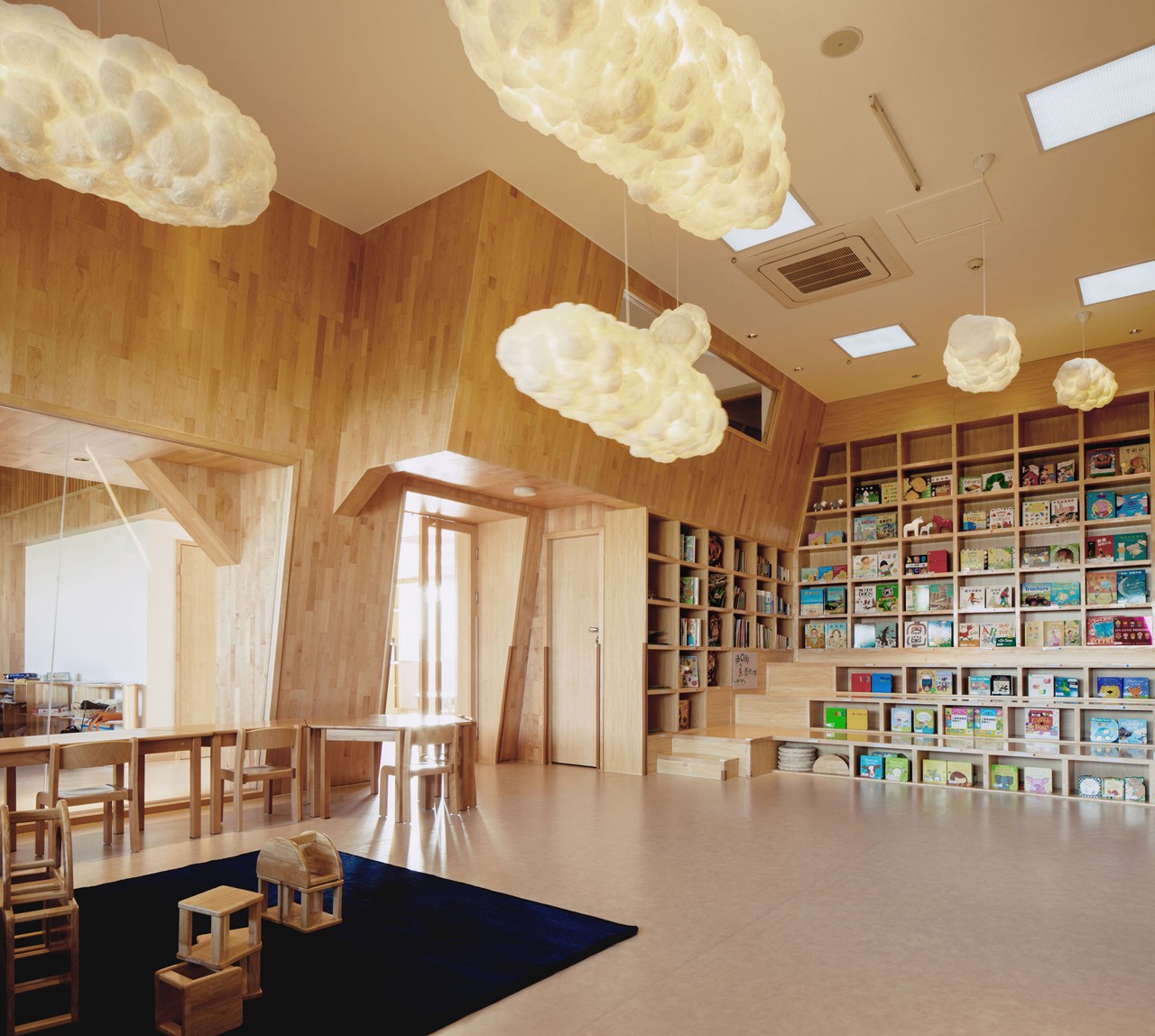 The child-scaled and multi-sensory design of a Montessori Kindergarten ...