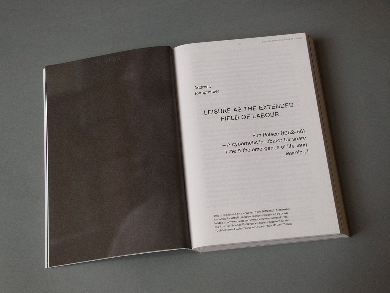 Book review. Andreas Rumpfhuber: Immaterial architecture and the ...