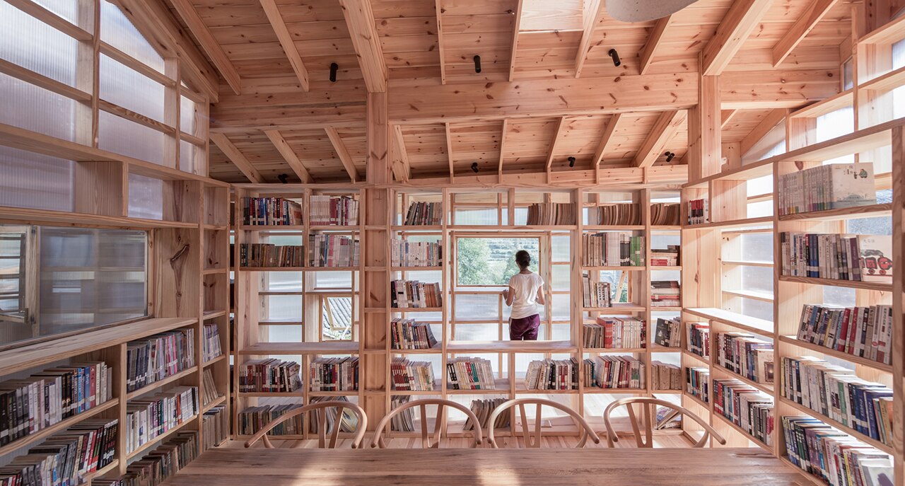 The new library in Liangjiashan by Shulin Architectural Design is a ...