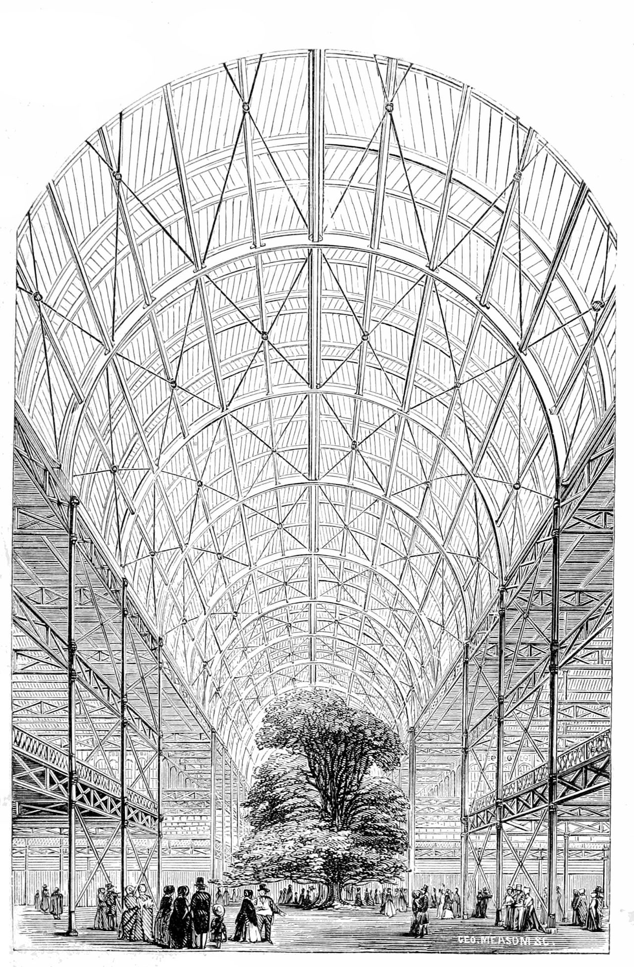 The Crystal Palace by Joseph Paxton: the first building of a new ...