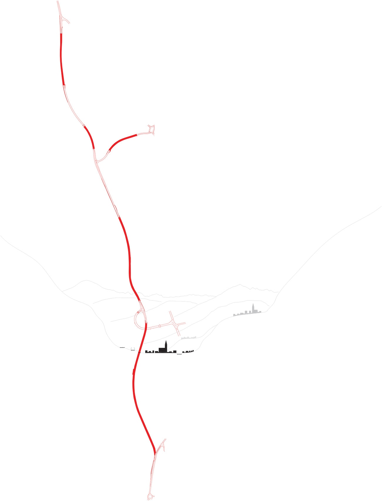 MoDusArchitects, Ring Road, Central Juncture Tunnel: a discreet and ...