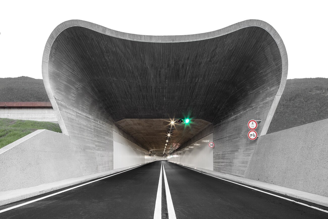 MoDusArchitects, Ring Road, Central Juncture Tunnel: a discreet and ...