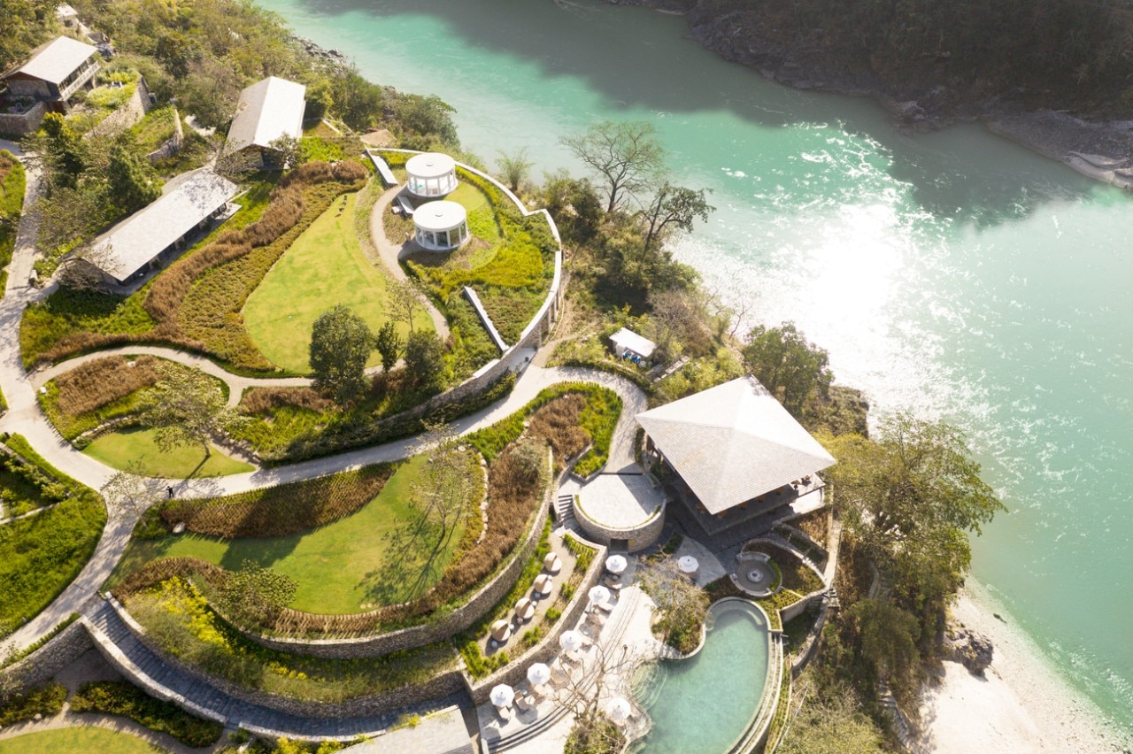 The Taj Rishikesh Resort & Spa complex by yh2architecture in India