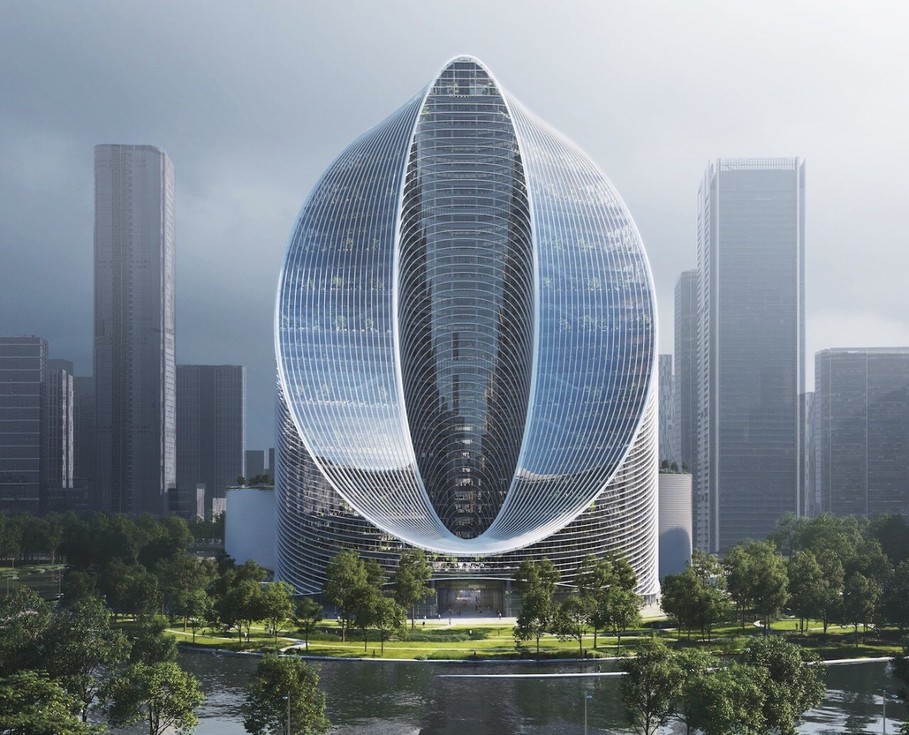 “O-tower”, il nuovo progetto di BIG ricorda l’occhio di Sauron - Domus