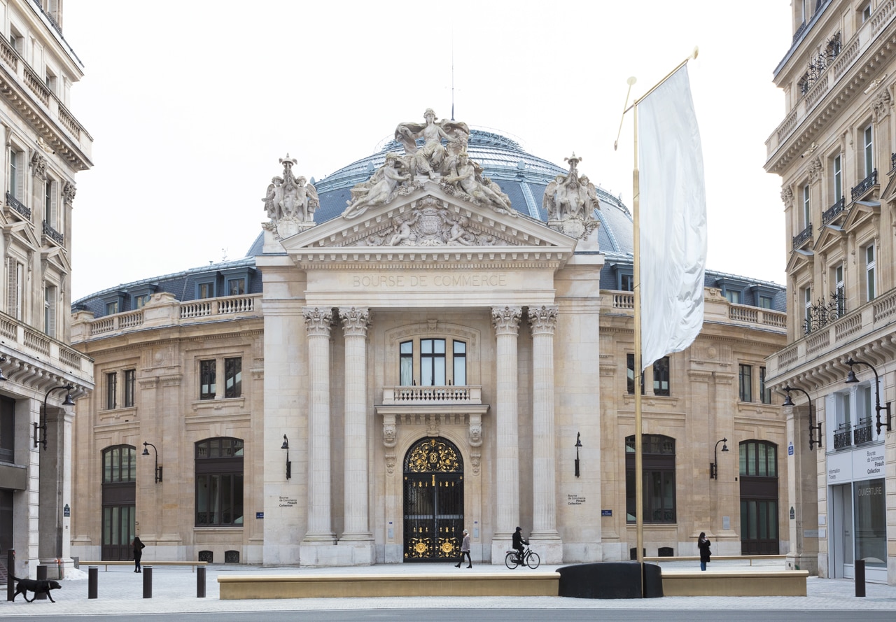 Tadao Ando's Bourse de Commerce fills with water for the Saint Laurent show