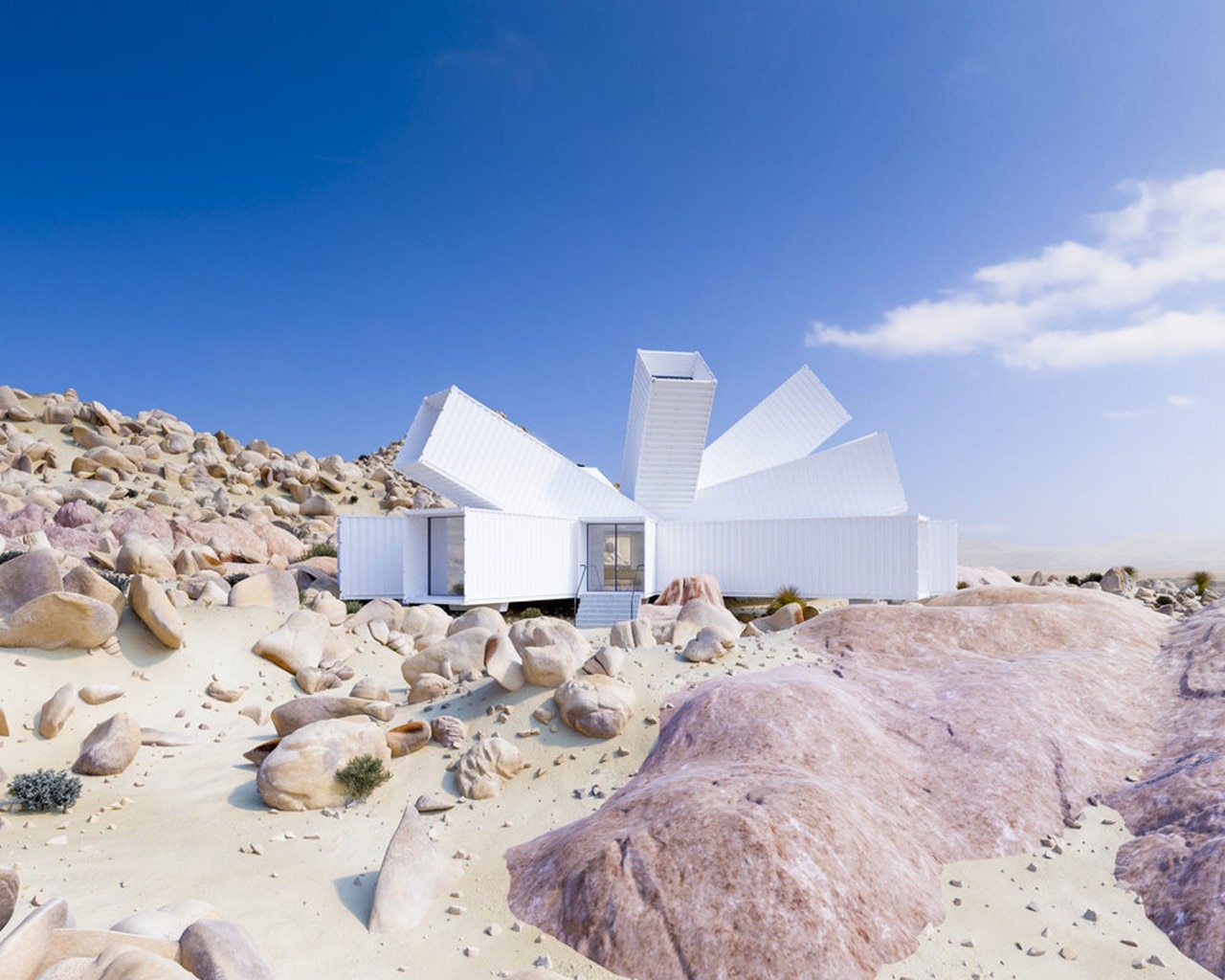 8 dwellings in the Joshua Tree desert