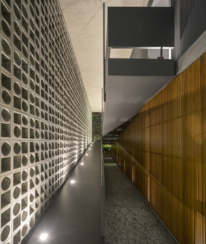 The brazilian cobogó declined in 6 architectures