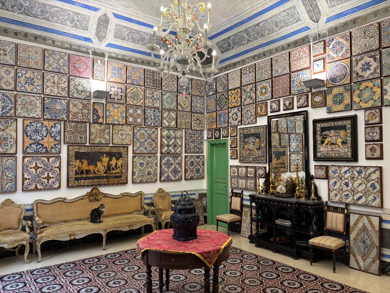 The Stanze al Genio house museum in Palermo, Sicily, is home to the ...