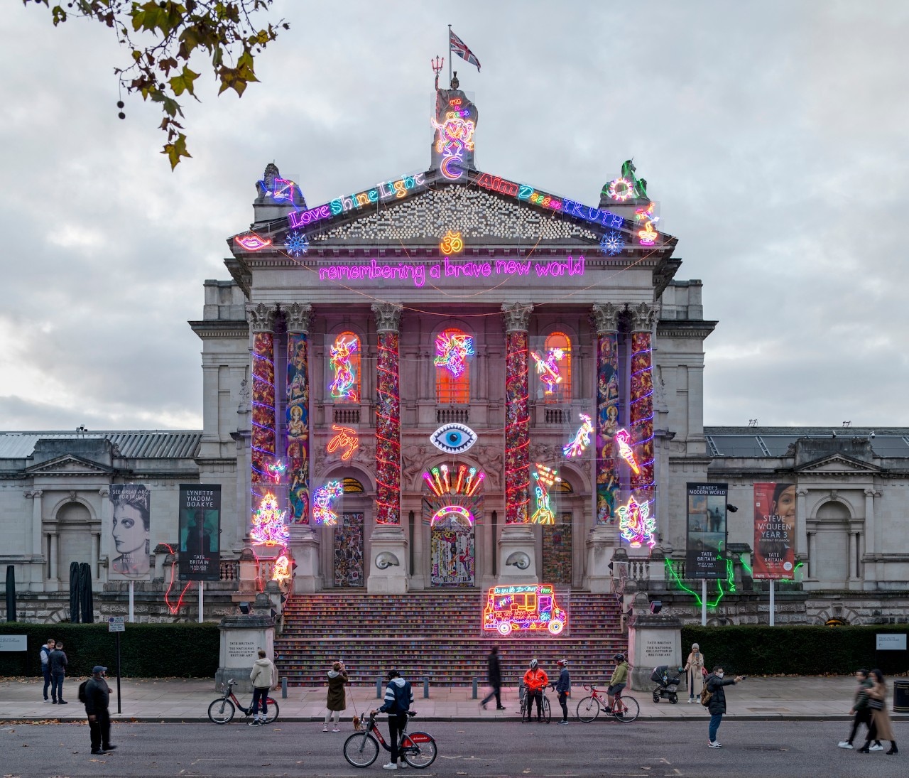 Chila Burman’s stunning light installation for Tate Britain - Domus