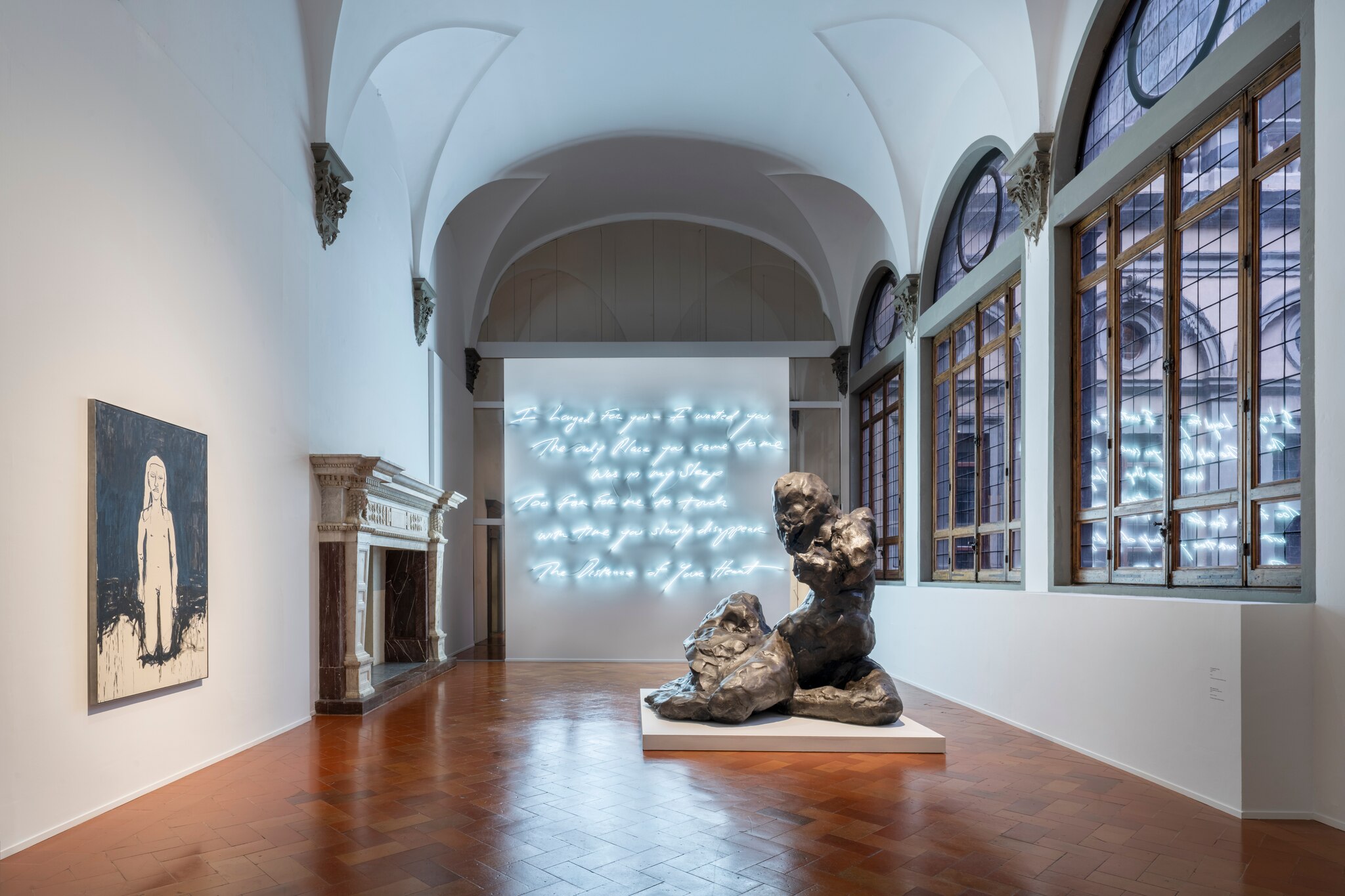 Tracey Emin on display at Palazzo Strozzi