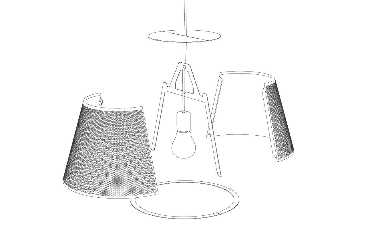 Take-off light - Domus