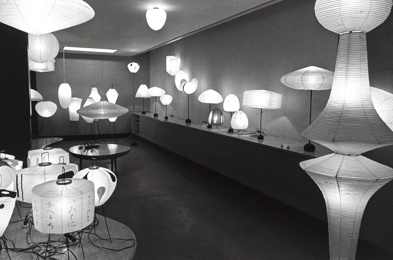 New York. Akari by Isamu Noguchi: space and light as design materials ...