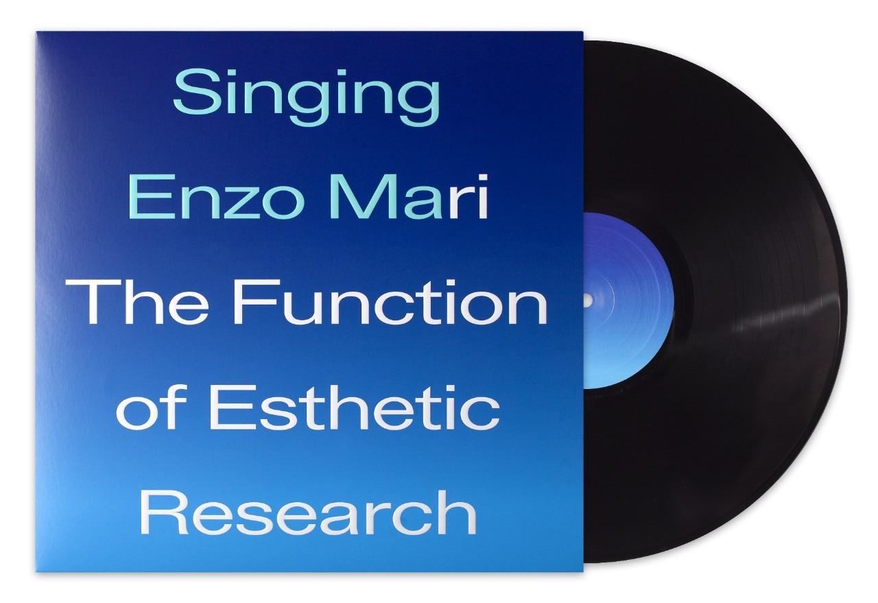 A vinyl with the words of Enzo Mari sung by artifical intelligence - Domus