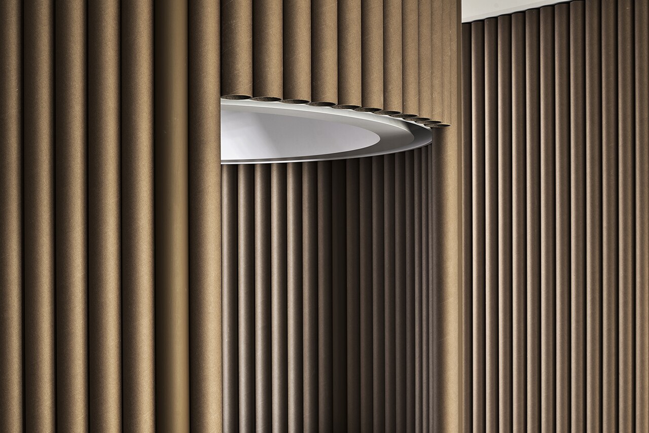 Branch Studio Architects use arches and cardboard tubes for the common ...