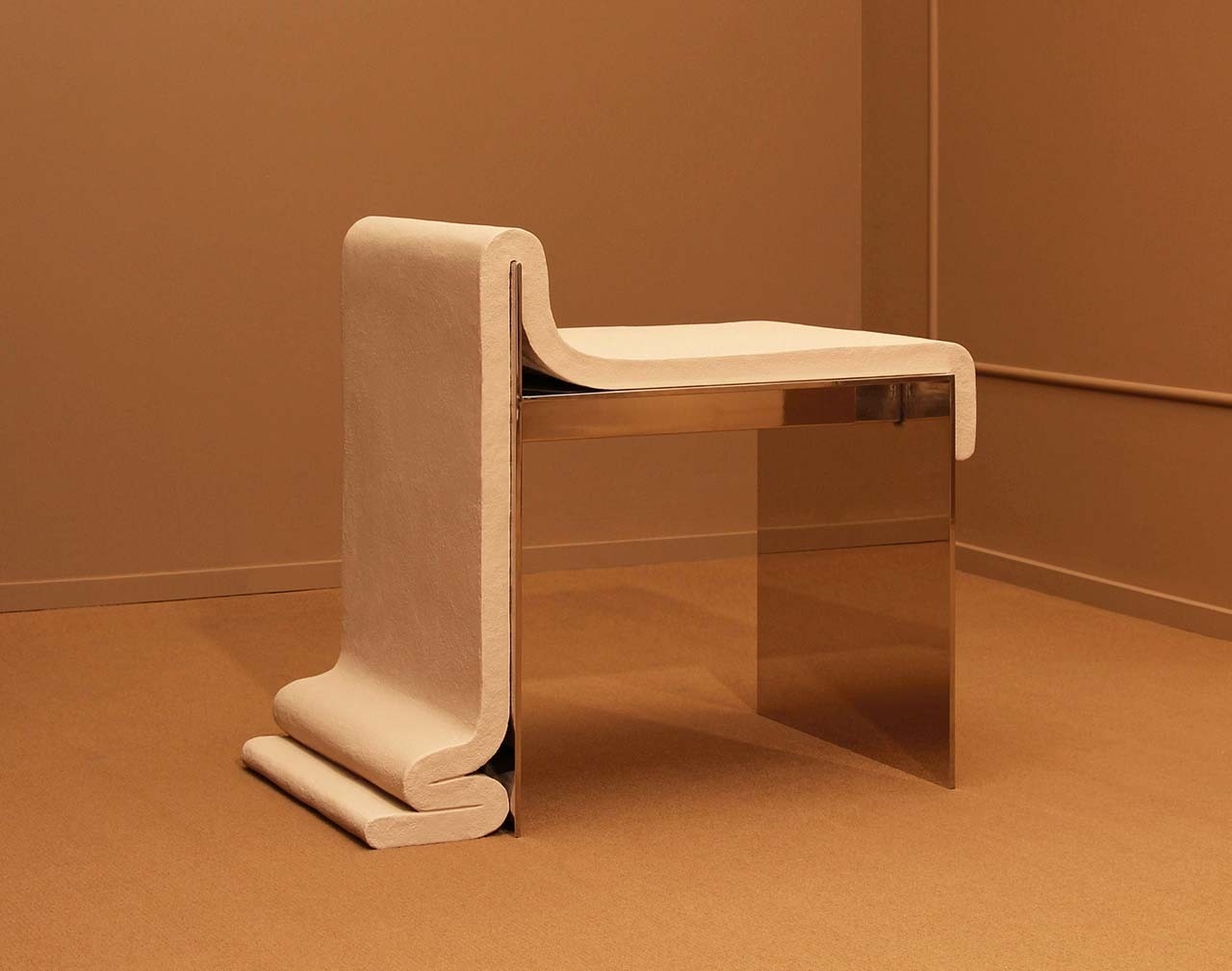 Concrete Melt Chair by Bower Studios is a chair that makes fun of the ...