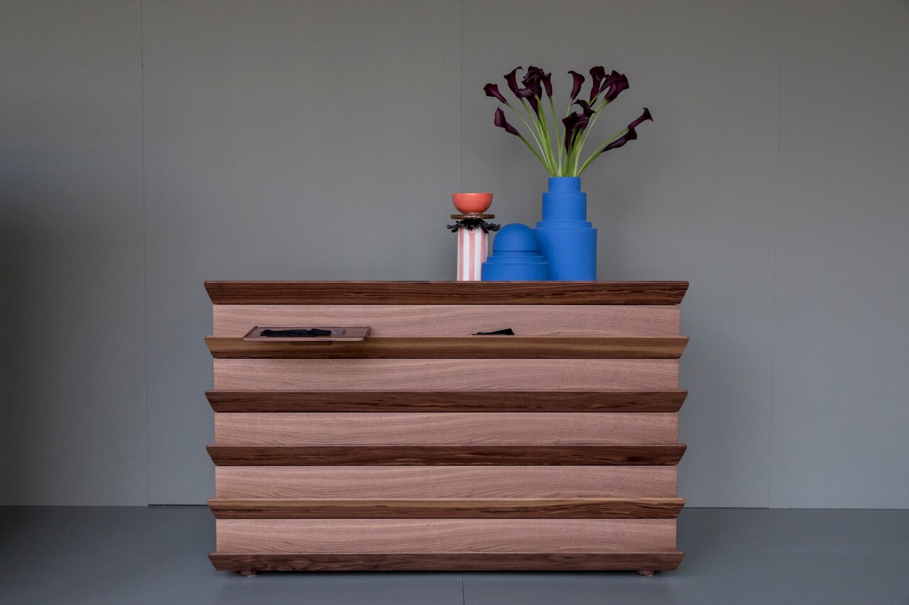 After Nodus, Exto has arrived. Carpets and furniture at the cloister of ...