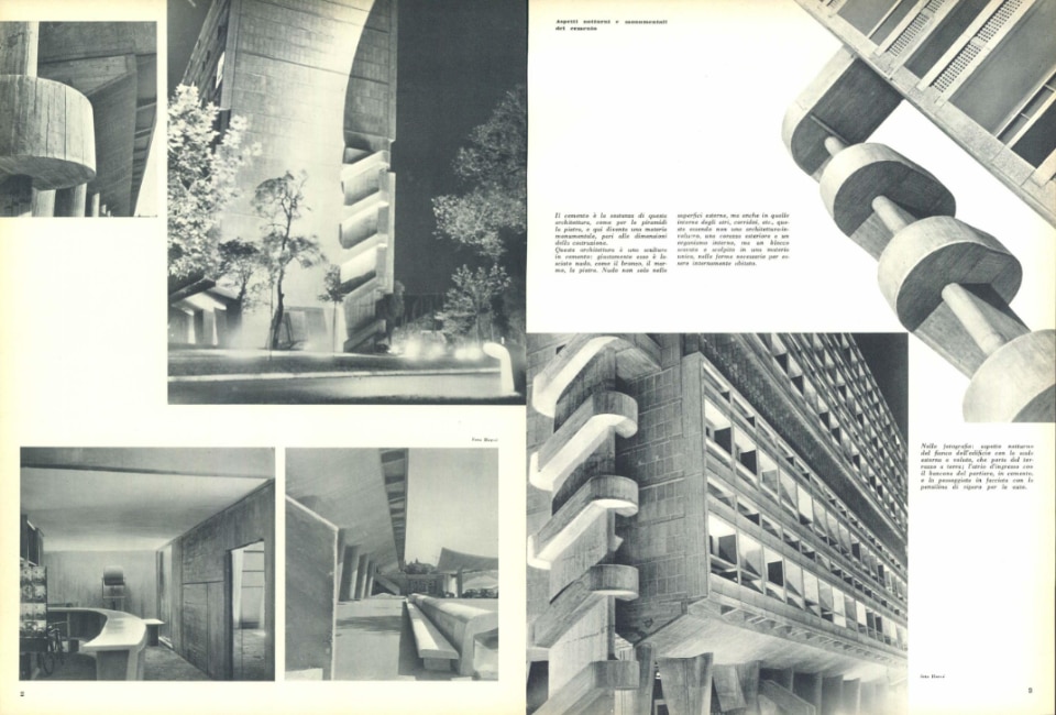 When Domus published the pictures of newly-built Le Corbusier’s Unité d ...