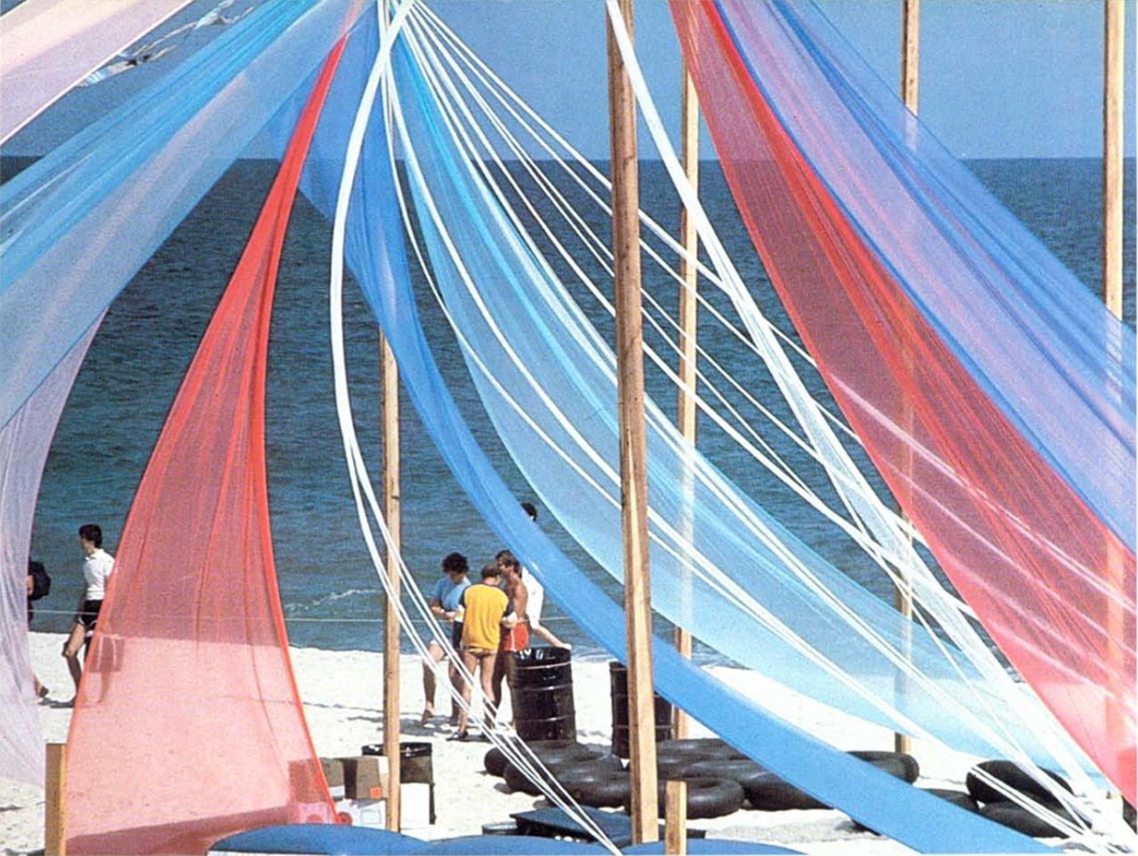 Beach by Scott Bromley, Ron Marine and Fern Mallis: a stage for a 1979 ...