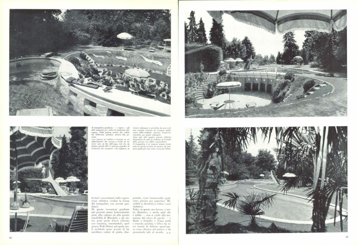 Designing water: 5 swimming pools from the 1950s from the Domus archive ...