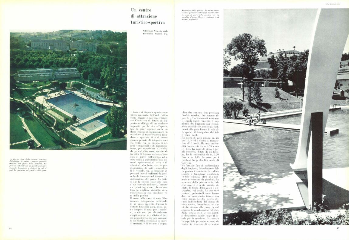 Designing water: 5 swimming pools from the 1950s from the Domus archive ...