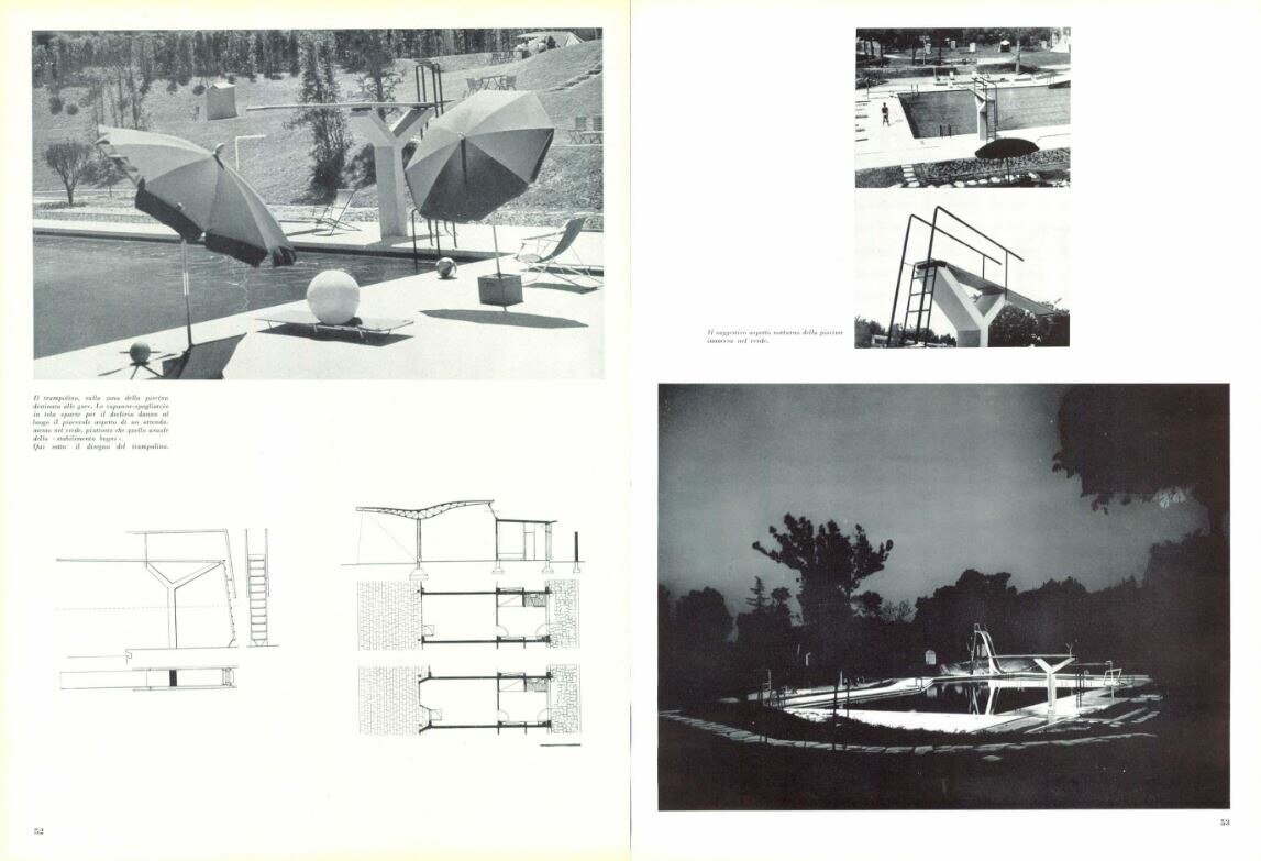 Designing water: 5 swimming pools from the 1950s from the Domus archive ...