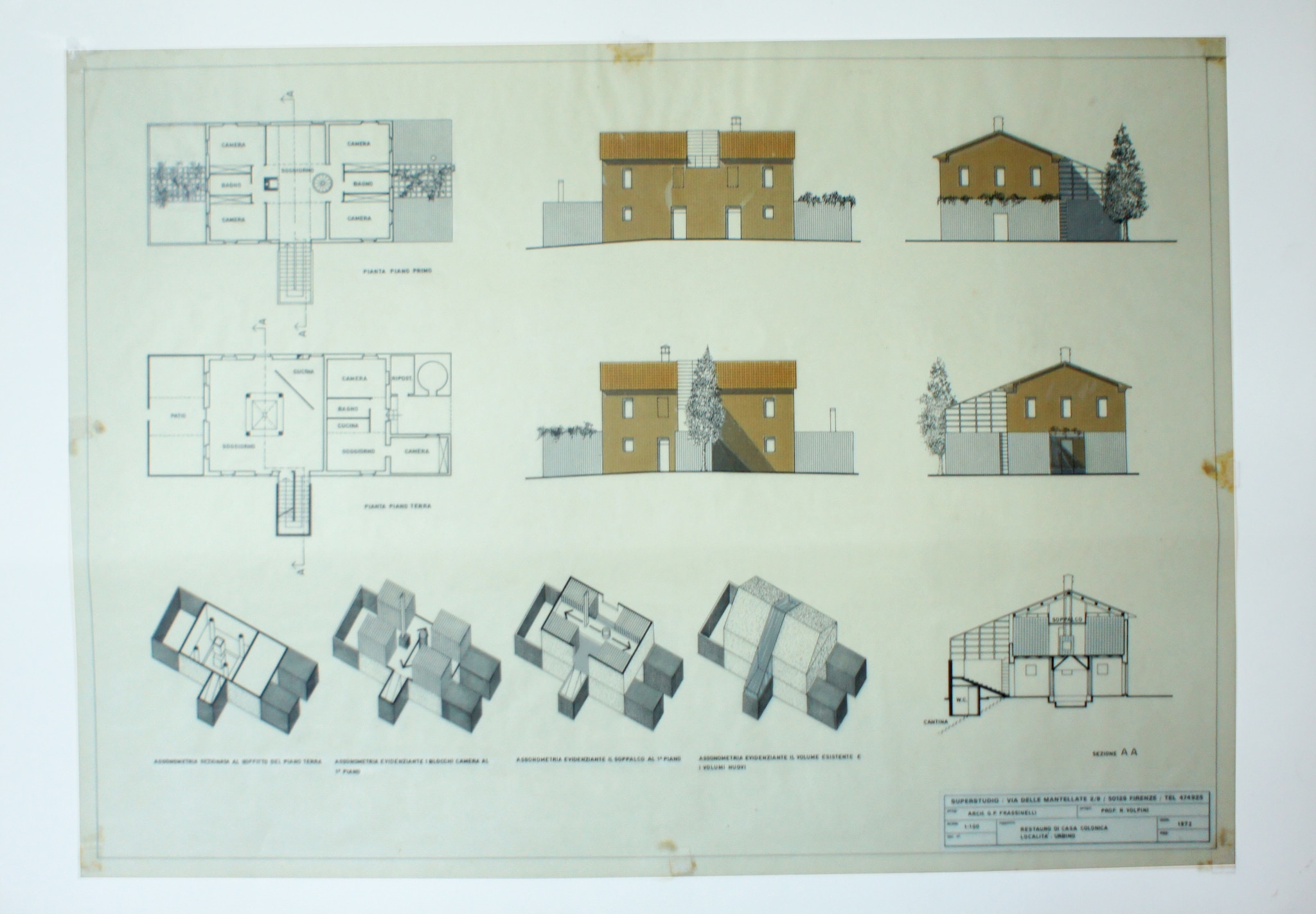 Casa Volpini, dal progetto di Superstudio all’annuncio di vendita - Domus