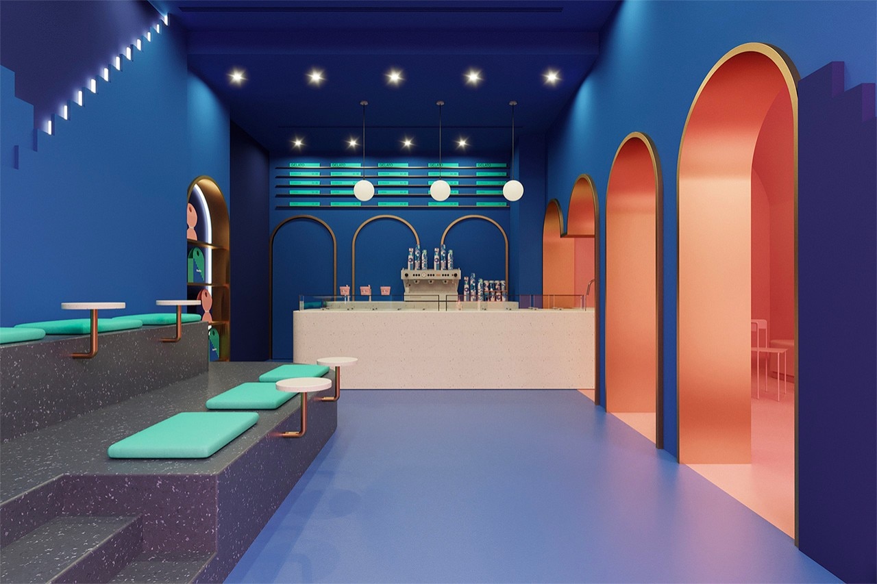 In Qatar, the perfect portrait of the Instagrammable ice cream shop - Domus
