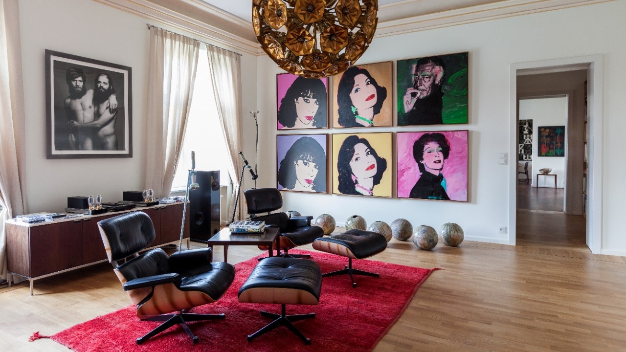 Rafael Jablonka, Polish collector and art dealer: at Jablonka's home ...