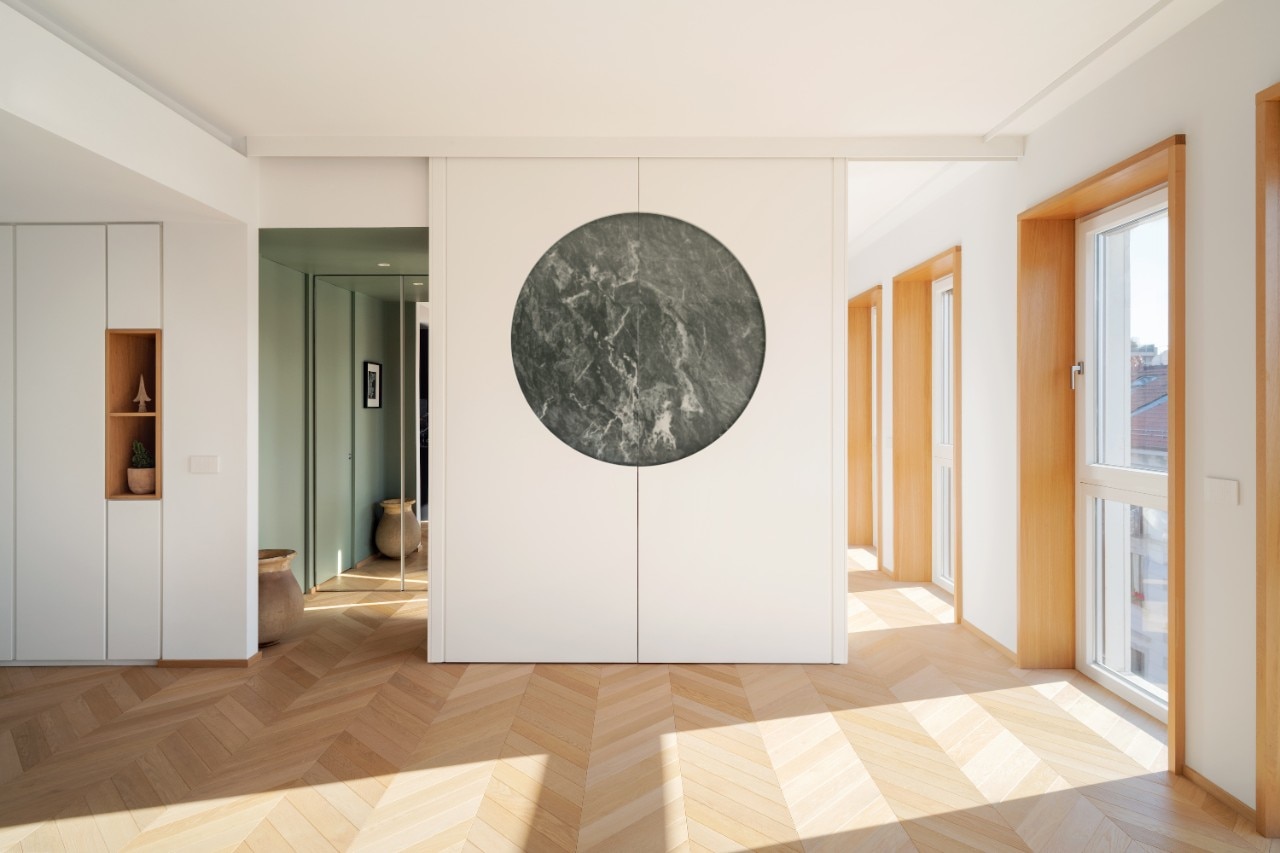 A sculptural intuition for a flat in Milan - Domus