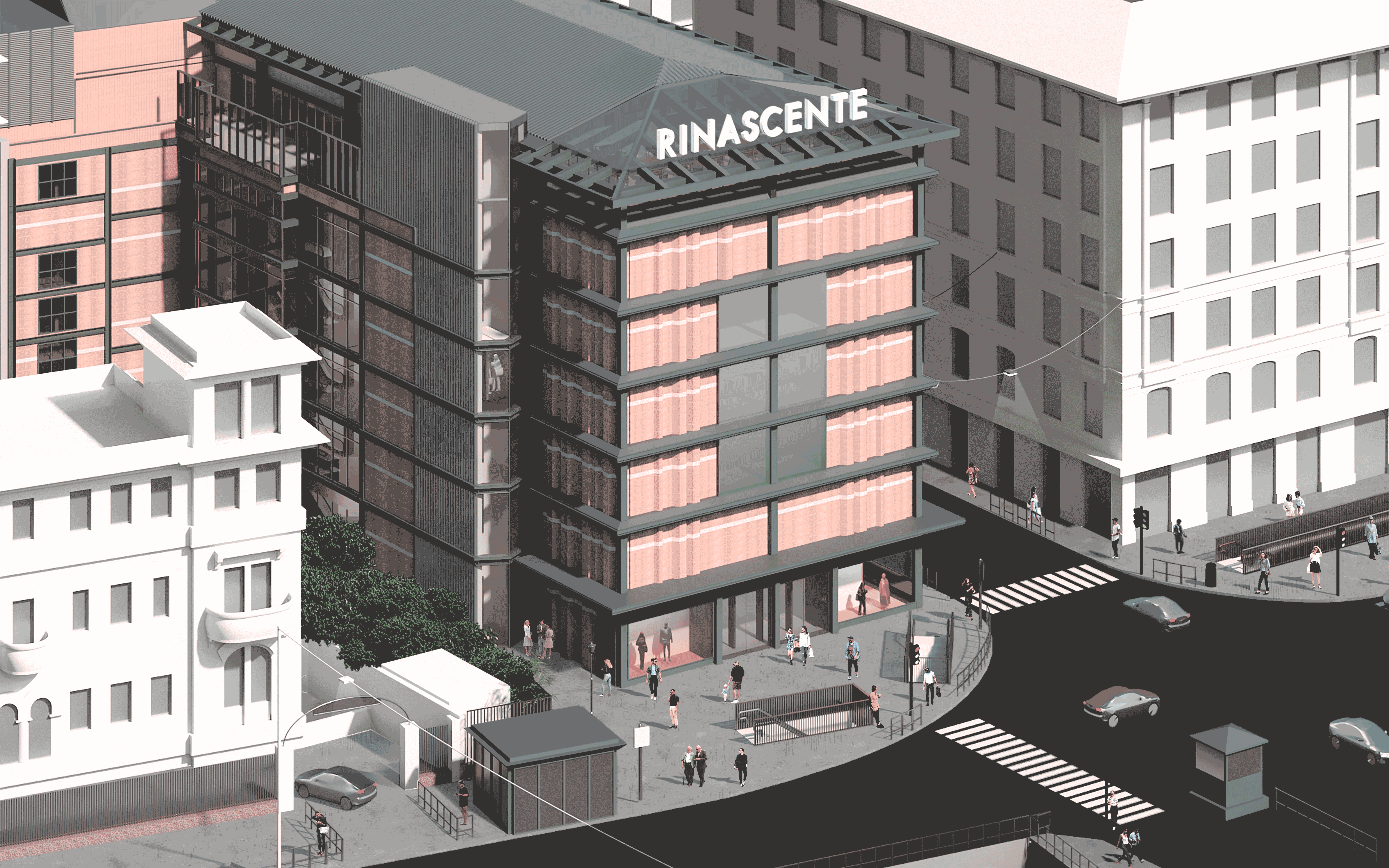 Restyling Rinascente Roma Piazza Fiume, studio 2050+