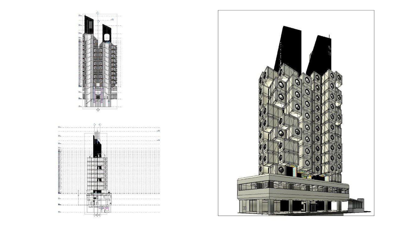 La Nakagin Capsule Tower potrà essere ricostruita, nella realtà e nel ...