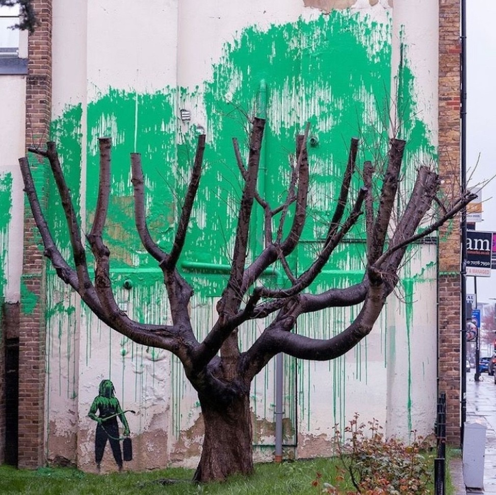 Banksy’s new artwork is an invitation to let nature regrow - Domus