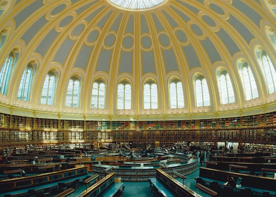 La storia della Round Reading Room del British Museum, che finalmente ...