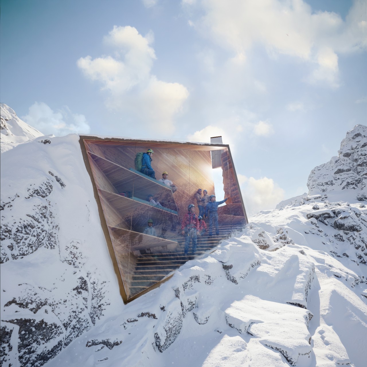 CRA-Carlo Ratti Associati designs a bivouac for the Milan-Cortina 2026 ...