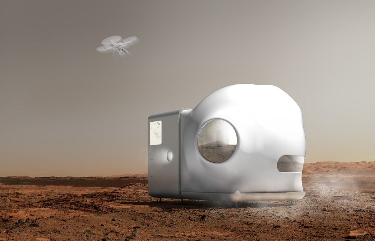 A minimal housing prototype to survive on Mars. Open Architecture ...