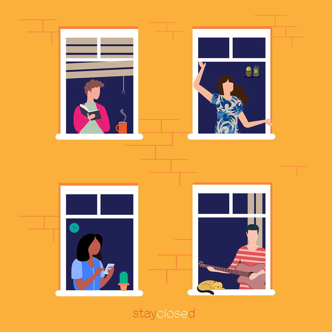 Drawing the quarantine to feel less lonely in Coronavirus times