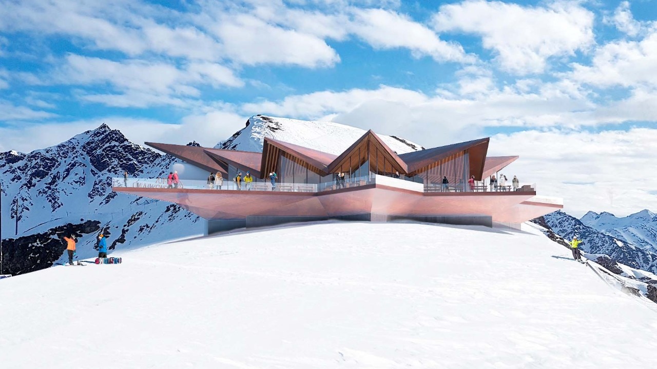 The Pila ski resort, between an edelweiss and a wind rose - Domus