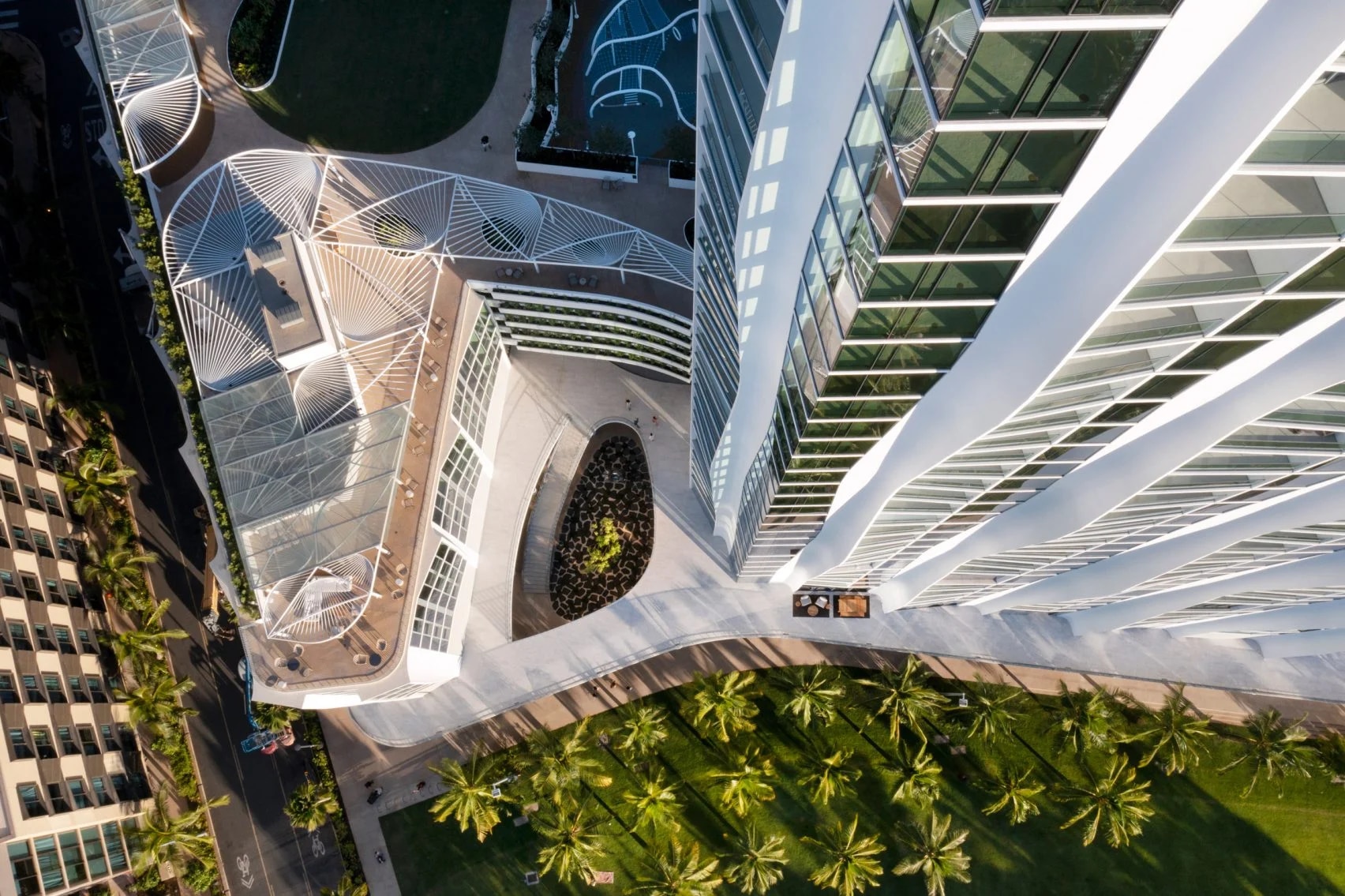 Studio Gang has completed tower in Hawaii inspired by local sugar cane ...