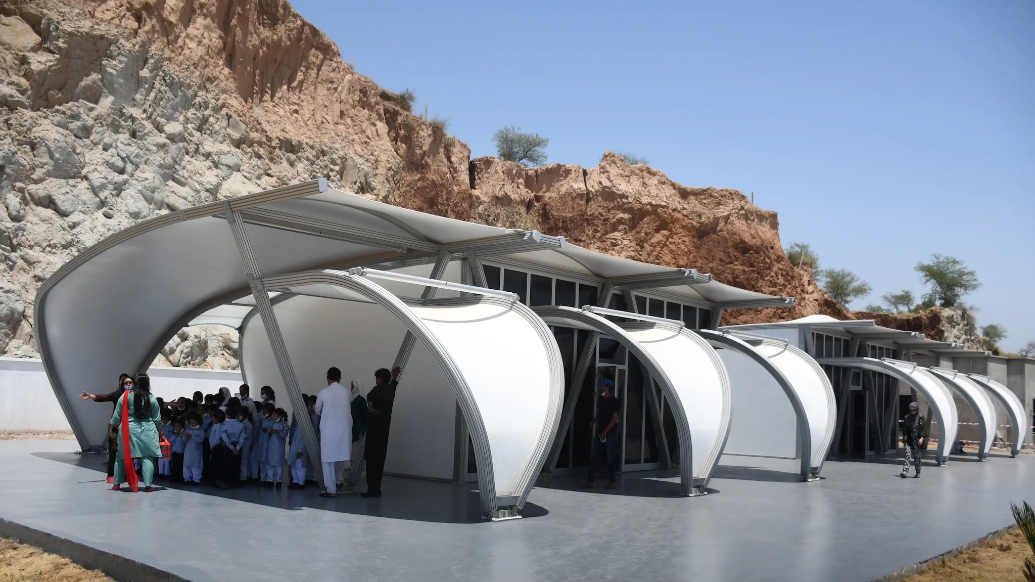 Refugee facilities designed by Zaha Hadid Architects - Domus